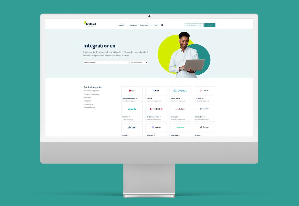 Web relaunch for the company Radency (Firstbird)
